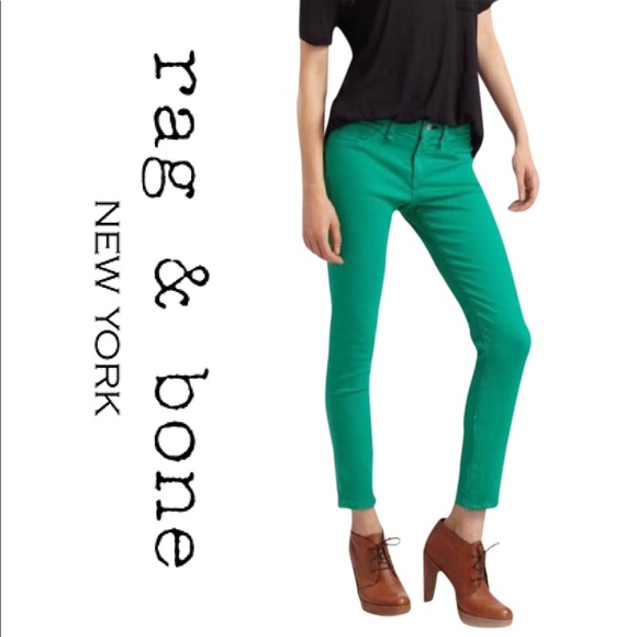 rag & bone | Jeans | Nwt Rag Bone Kelly Green Capri Jeans Pants | Poshmark